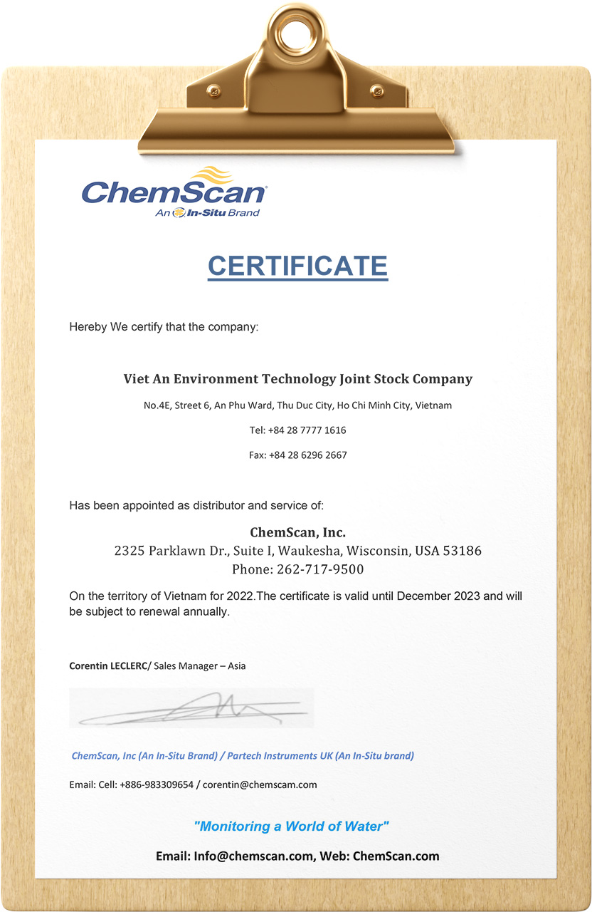 Chemscan Partner: Miniature heavy metal analysis machine solution
