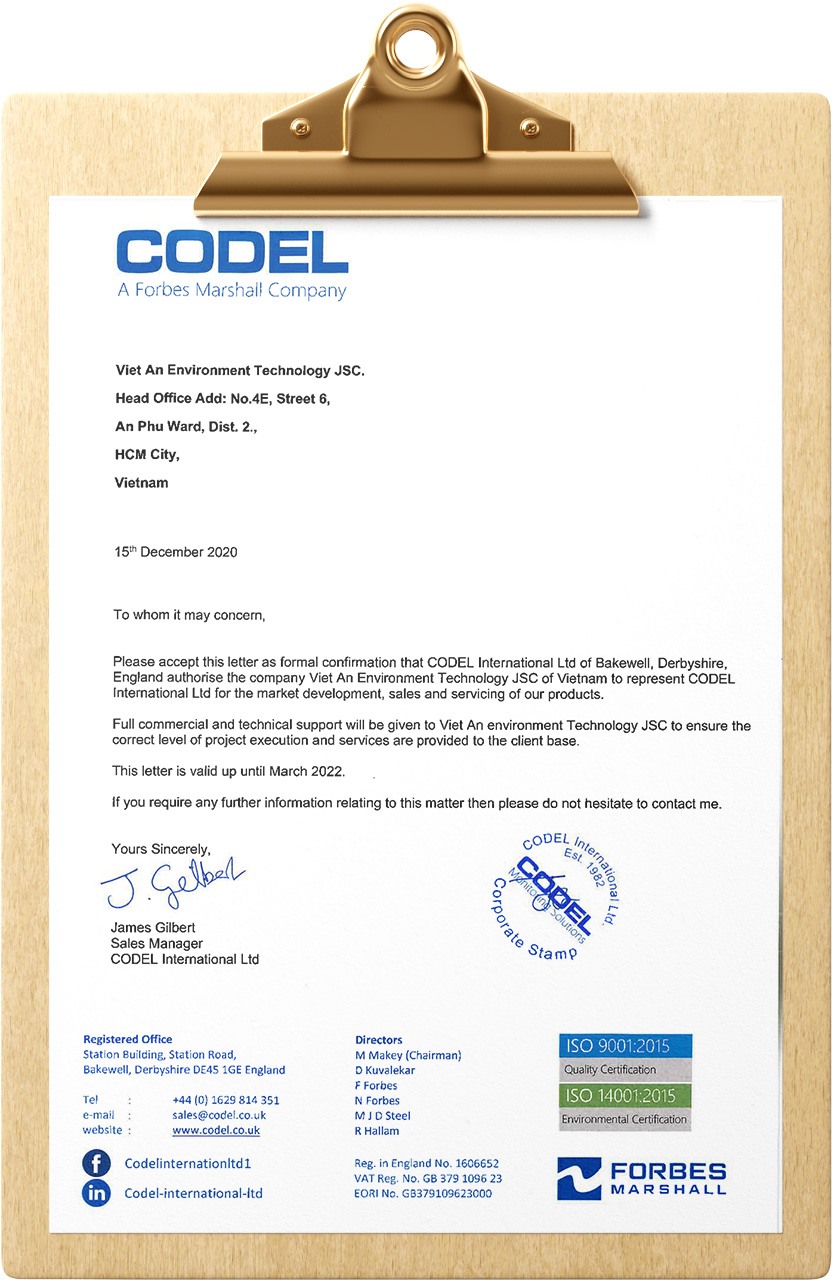 CODEL: Thiết bị đo lường khí thải, Giải pháp đo lường & Giám sát